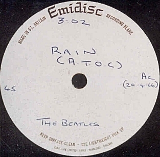 Rain by The Beatles (Additional release, Psychedelic Rock): Reviews ...
