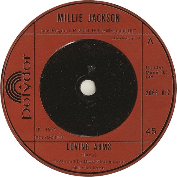 Loving Arms / Leftovers by Millie Jackson (Single; Polydor; 2066 612 ...