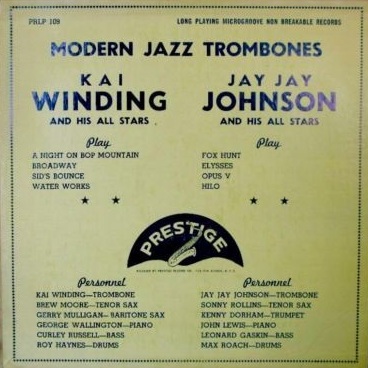 Modern Jazz Trombones by Kai Winding and His All Stars / Jay Jay Johnson and His All Stars ...