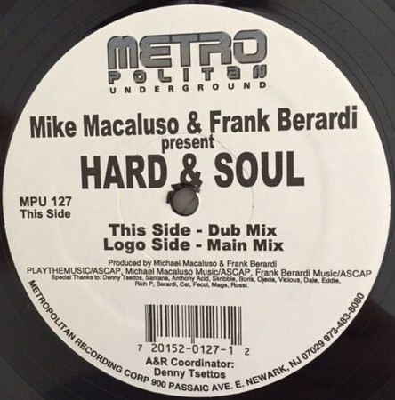 Hard & Soul by Mike Macaluso & Frank Berardi (Single; MPU 127): Reviews ...