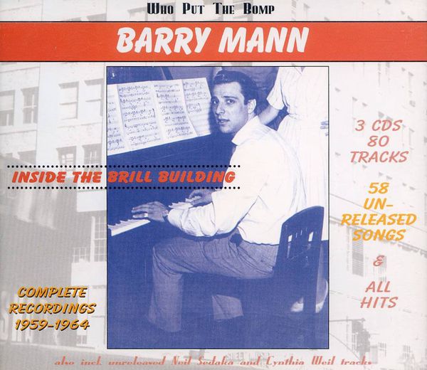 Inside the Brill Building (Complete Recordings 1959-1964) by Barry Mann ...