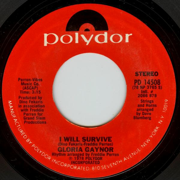 Gloria Gaynor - I Will Survive - Lyrics and ratings - Rate Your Music