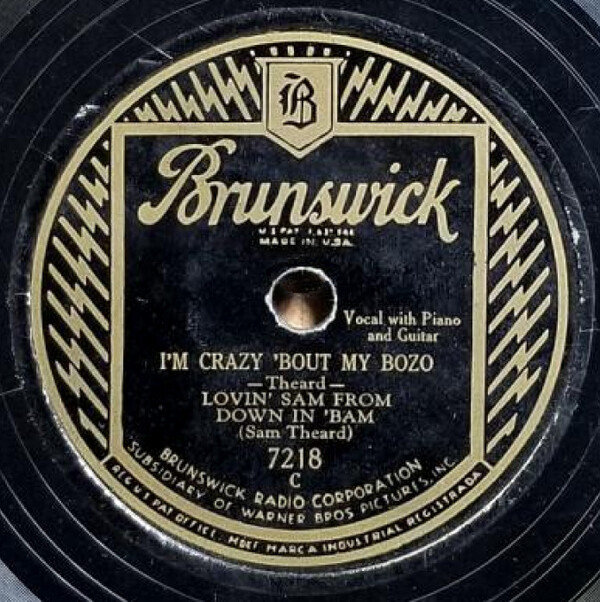 I'm Crazy 'Bout My Bozo / That New Kinda Stuff by Lovin' Sam From Down ...