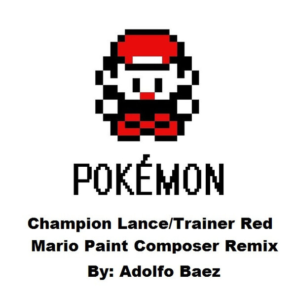 Pokémon - Champion Lance/Trainer Red Theme Remix (Mario Paint Composer ...