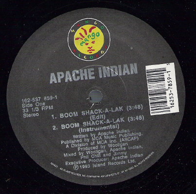Boom Shack-a-Lak by Apache Indian (Single, Ragga): Reviews, Ratings ...