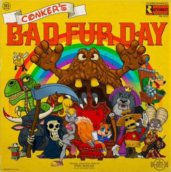 Conker's Bad Fur Day by Robin Beanland (Album; Iam8bit; 8BIT-8045 ...