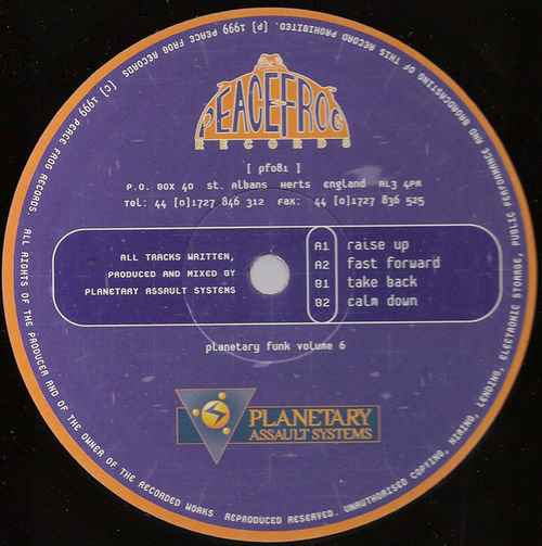 Planetary Funk Volume 6 by Planetary Assault Systems (EP, Industrial ...