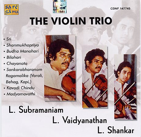 The Violin Trio by The Violin Trio (Compilation, Carnatic Classical ...
