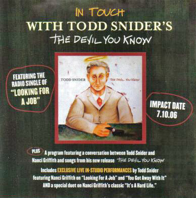 In Touch with The Devil You Know by Todd Snider (EP, Alt-Country ...