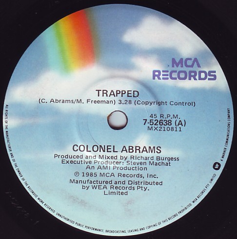Trapped / Trapped (A Cappella Version) by Colonel Abrams (Single; MCA ...
