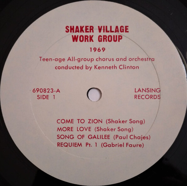 Shaker Village Work Group 1969 by Shaker Village Work Group (EP, Shaker ...