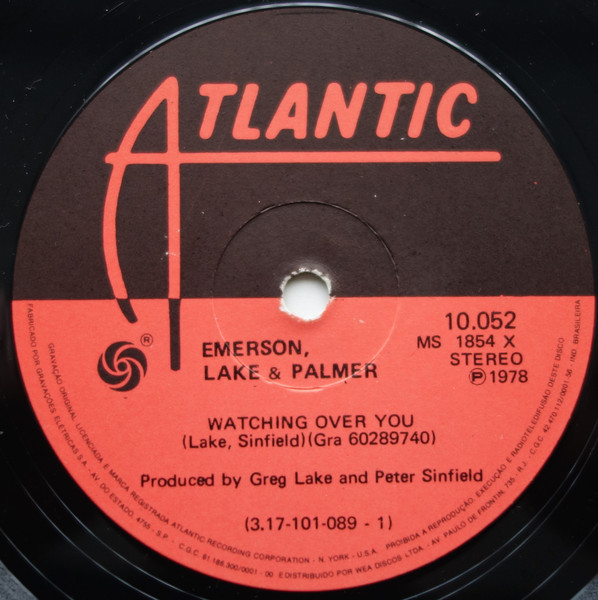 Watching Over You / Barrelhouse Shake-down by Emerson, Lake & Palmer ...