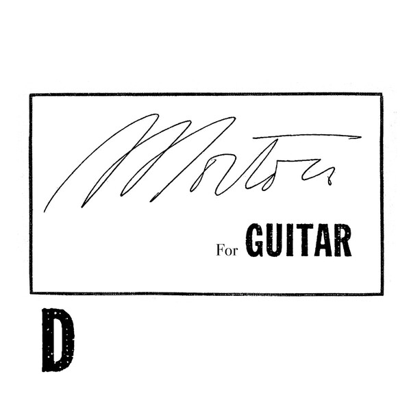 Morton for Guitar #D : Actual Works (1950-1972, Opus Feldman Series) by ...