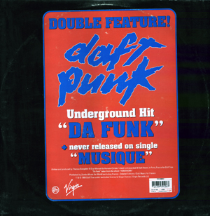 Da Funk / Musique by Daft Punk (Single; Virgin; 7243 8 93920 6 7 ...