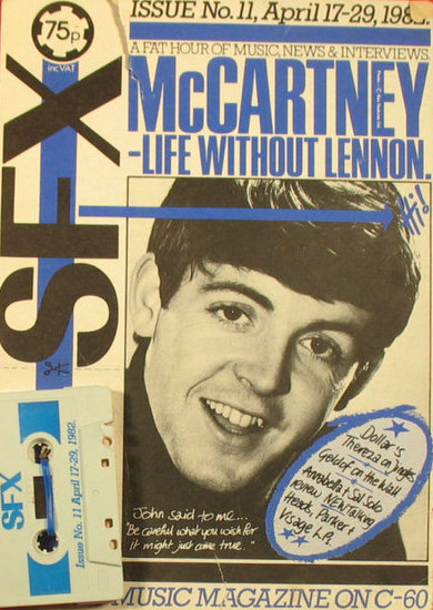 SFX Cassette Magazine No. 11, 1982 - Life Without Lennon by Paul ...