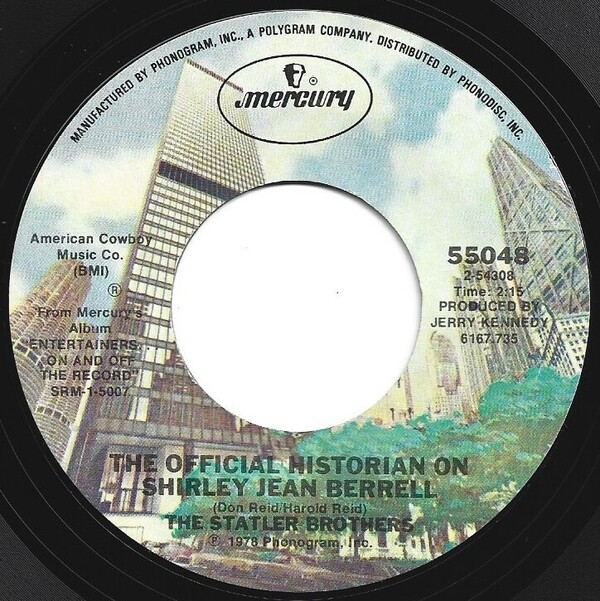 The Official Historian on Shirley Jean Berrell / The Best That I Can Do ...