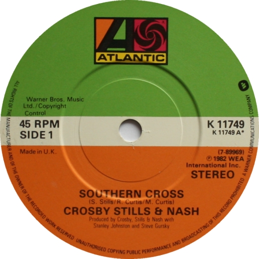 Southern Cross / Into the Darkness by Crosby, Stills & Nash (Single ...
