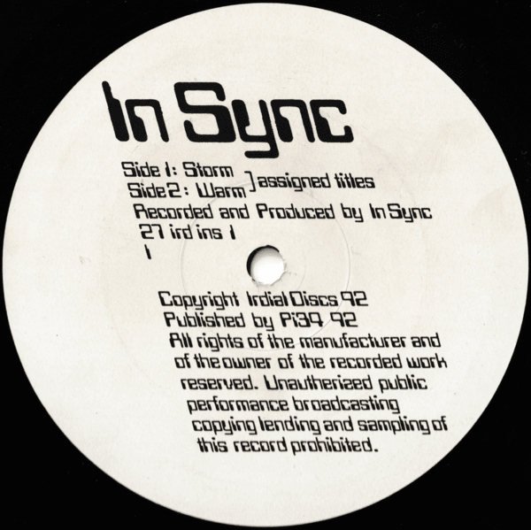 Storm / Warm by In Sync (Single; Irdial; 27 ird ins 1): Reviews ...