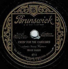 Cryin' for the Carolines / (The One I Love) Just Can't Be Bothered With ...