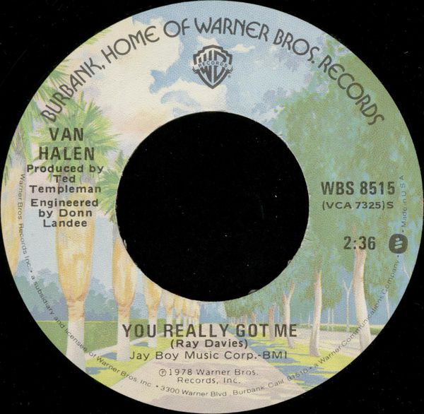 You Really Got Me / Atomic Punk by Van Halen (Single, Hard Rock ...