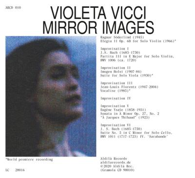 Mirror Images by Violeta Vicci (Album, Chamber Music): Reviews, Ratings ...