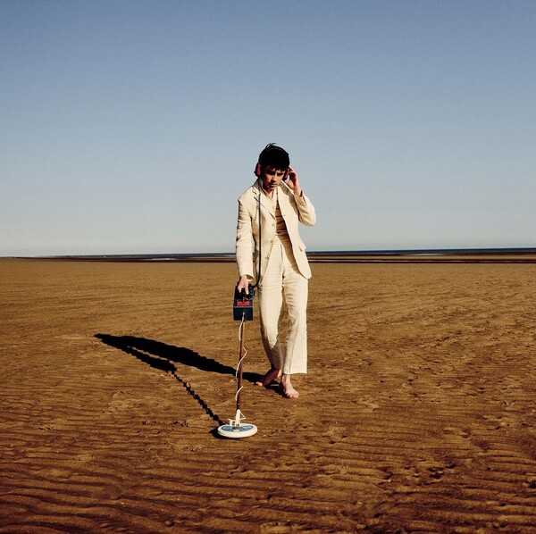 What Happened to the Beach? [blue & white spray vinyl] by Declan ...