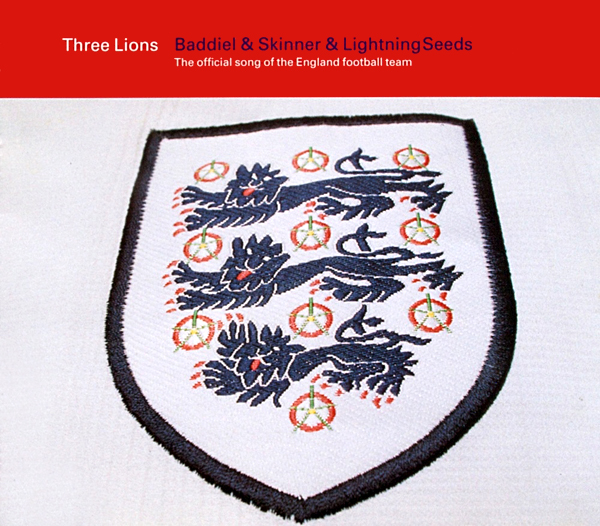 Three Lions By Baddiel Skinner Lightning Seeds Single Britpop