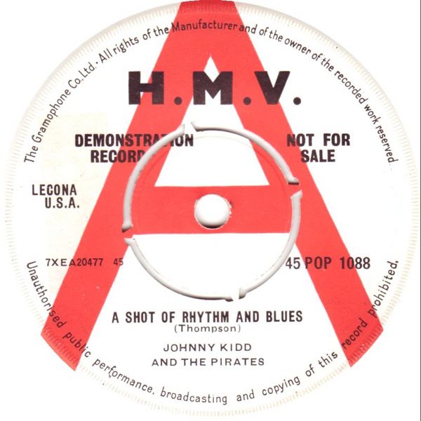 A Shot of Rhythm and Blues / I Can Tell by Johnny Kidd and The Pirates ...