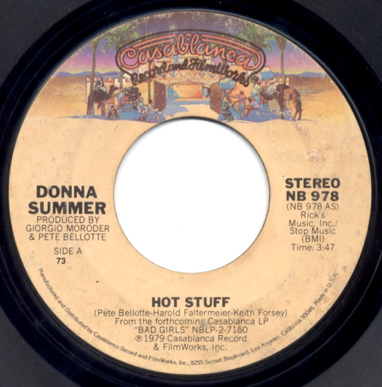 Hot Stuff / Journey to the Centre of Your Heart by Donna Summer (Single, Disco): Reviews ...