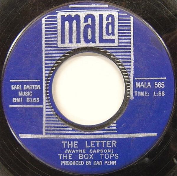 The Box Tops - The Letter - Lyrics and ratings - Rate Your Music