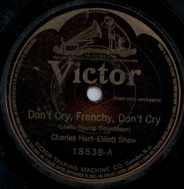 Don't Cry, Frenchy, Don't Cry / I Know What it Means to be Lonesome by ...
