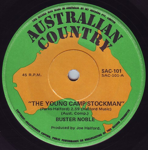 The Young Camp Stockman / Son of Tommy by Buster Noble (Single, Country ...