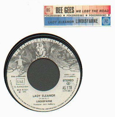 Lady Eleanor / We Lost the Road by Lindisfarne / Bee Gees (Single; Charisma; AS 178): Reviews ...