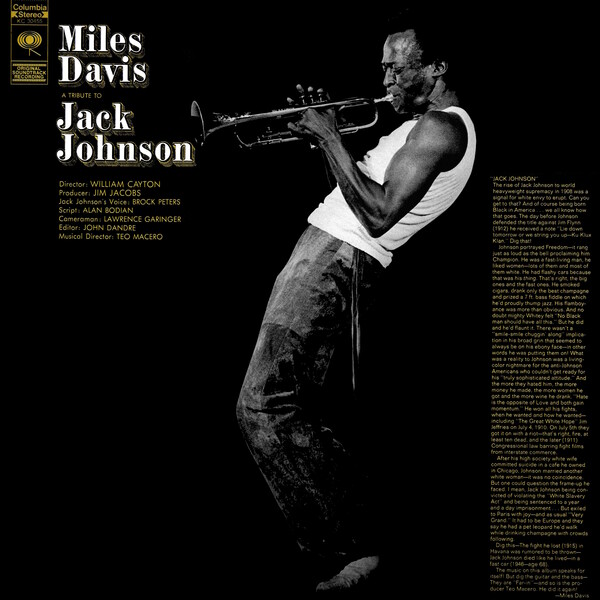 A Tribute to Jack Johnson by Miles Davis (Album, Jazz Fusion): Reviews ...