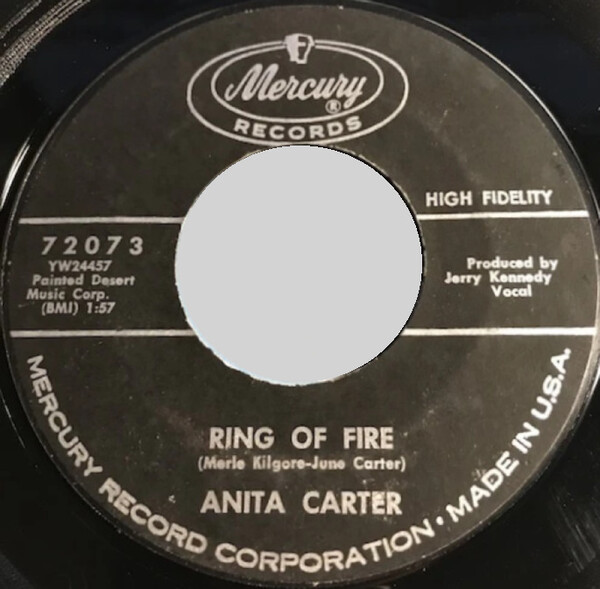 Anita Carter - Ring of Fire - Lyrics and ratings - Rate Your Music