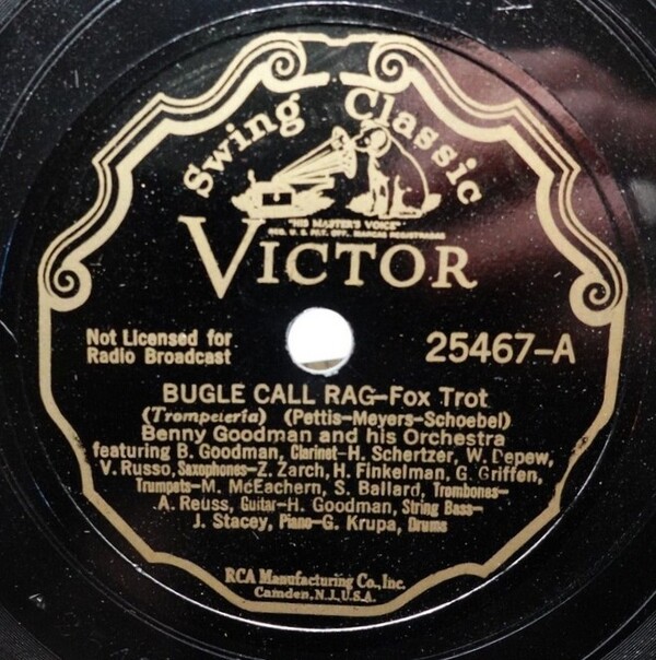 Bugle Call Rag / After You've Gone by Benny Goodman and His Orchestra ...