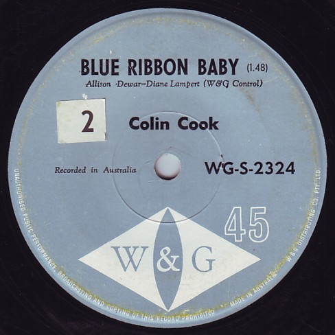 Blue Ribbon Baby / Heeby Jeebies by Colin Cook (Single, Pop): Reviews ...