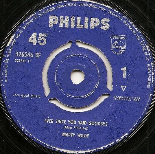 Ever Since You Said Goodbye / Send Me the Pillow You Dream On by Marty Wilde (Single): Reviews ...