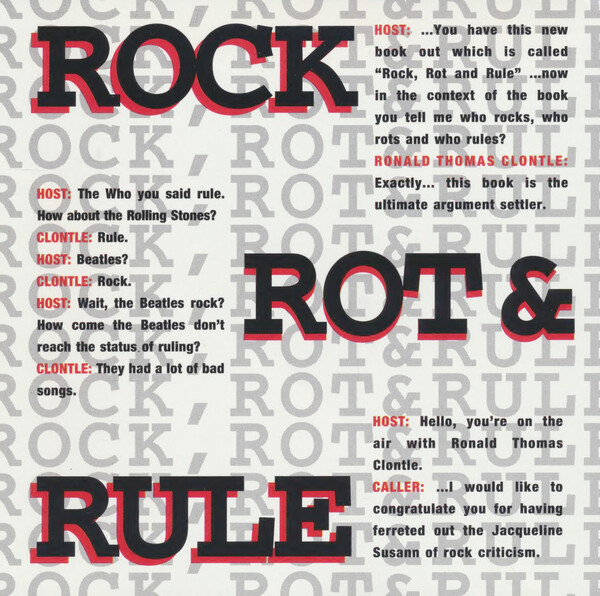 Rock, Rot & Rule by Scharpling and Wurster (Album, Sketch Comedy ...