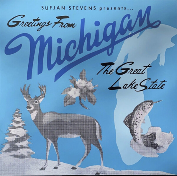 Michigan [blue splatter vinyl] by Sufjan Stevens (Album; Asthmatic ...