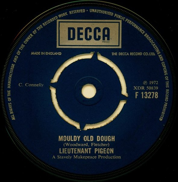 Lieutenant Pigeon - Mouldy Old Dough - Lyrics and ratings - Rate Your Music