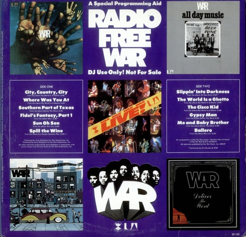 Radio Free War by WAR (Compilation): Reviews, Ratings, Credits, Song ...