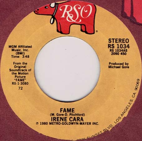 Irene Cara - Fame - Lyrics and ratings - Rate Your Music