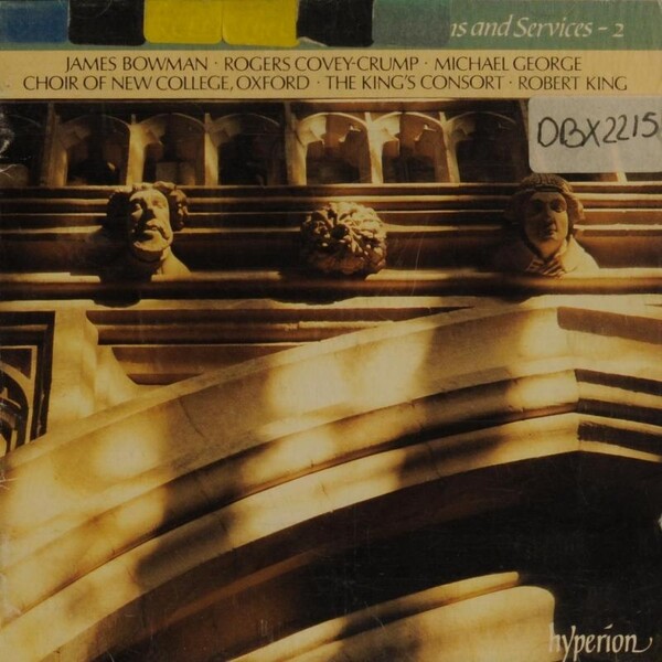 The Complete Anthems and Services - 2 by Choir of New College, Oxford ...
