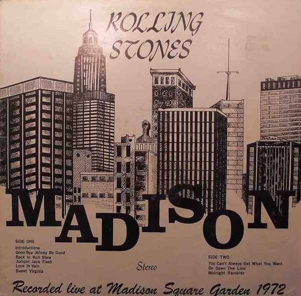 Madison by The Rolling Stones (Bootleg; Contra Band; CBM HH ST ...