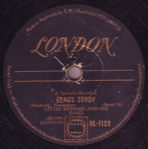 Ready Teddy / Rip It Up by Little Richard (Single; London; HL-1122 ...