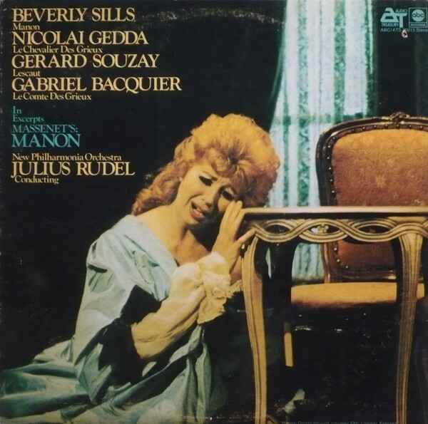 Manon (Excerpts) by New Philharmonia Orchestra / Julius Rudel / Beverly ...