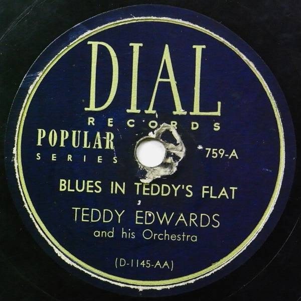 Blues in Teddy's Flat / Bikini by Teddy Edwards and His Orchestra ...