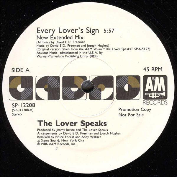 Every Lover's Sign by The Lover Speaks (Single, Synthpop): Reviews ...