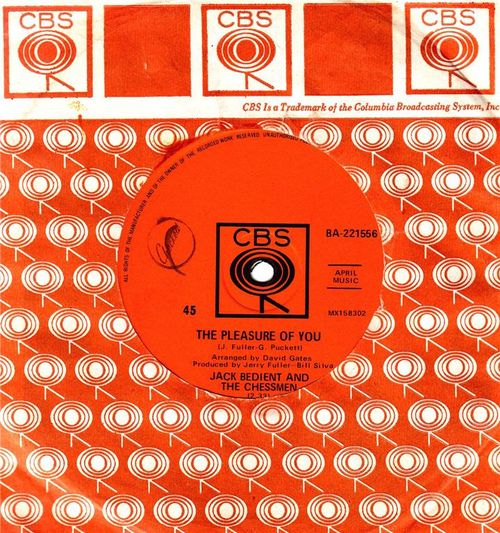 The Pleasure of You / It's Over by Jack Bedient & The Chessmen (Album ...